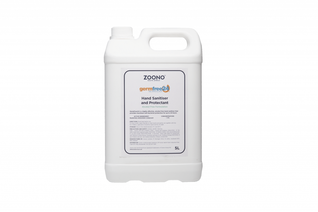 ZOONO Germfree24 Hand Sanitiser 5L | Zoono Anti-Microbial Solutions